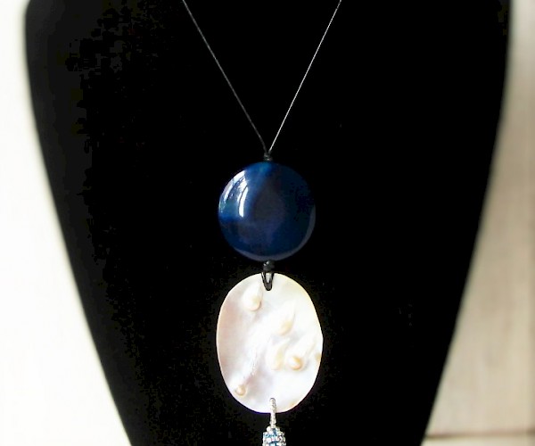 Colier reglabil cu snur negru